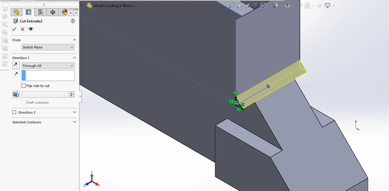 Model Locating V-Block in SolidWorks : (Gallery Serial No.13) – Mechnexus