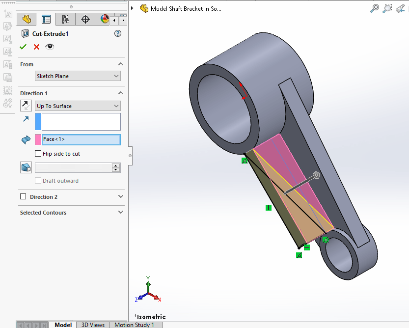Model Shaft Bracket in SolidWorks – Mechnexus