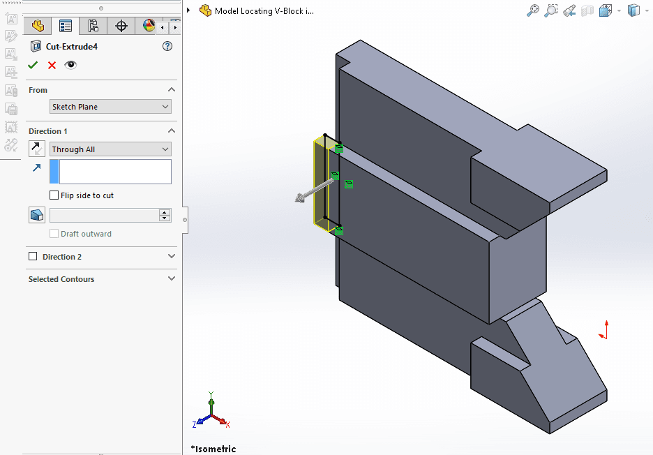 Model Locating V-Block in SolidWorks : (Gallery Serial No.13) – Mechnexus