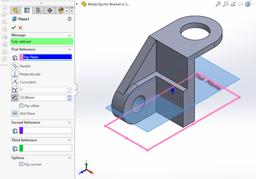 Model Ejector Bracket in SolidWorks – Mechnexus