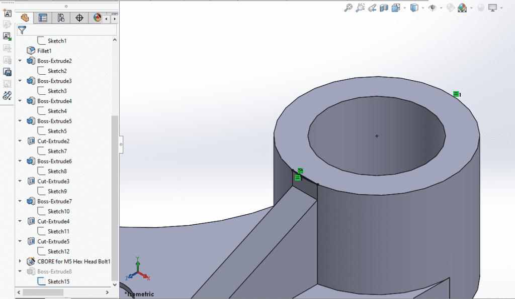 Model Lever Bracket in SolidWorks : (Gallery Serial No.19) – Mechnexus