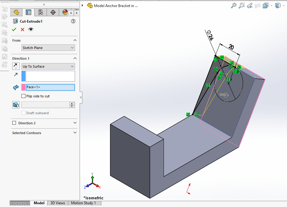 Model Anchor Bracket in SolidWorks – Mechnexus