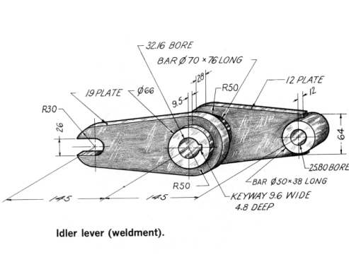 Model Idler Lever in SolidWorks – Mechnexus