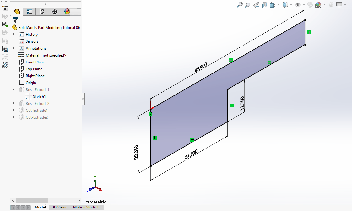 Model Guide Support Bracket in SolidWorks – Mechnexus